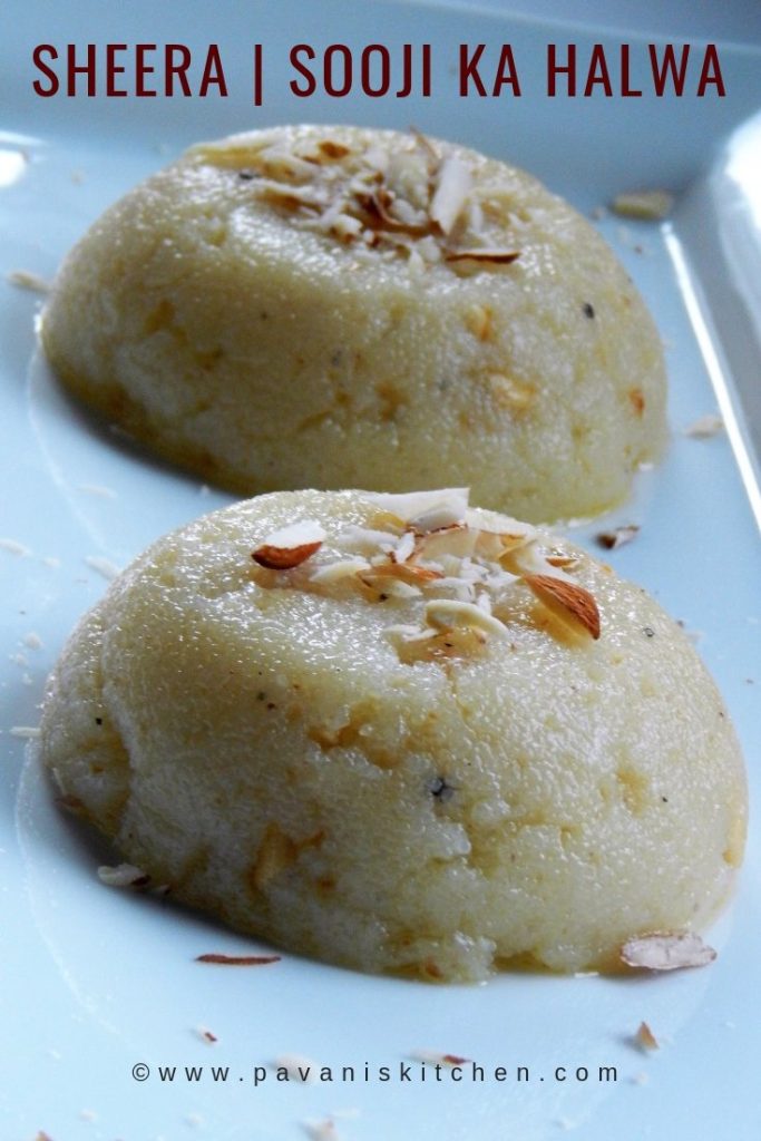 Sheera | Sooji ka Halwa | Rava Sheera - Pavanis Kitchen