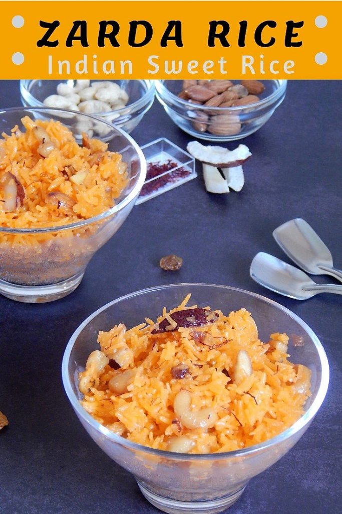 Zarda Rice | Sweet Rice | Meetha Chawal - Pavanis Kitchen