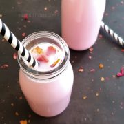 Rose Milk Recipe | How to make rose milk - Pavanis Kitchen