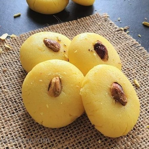 Instant Kesar Peda With Milk Powder | Peda Recipe | Indian Milk Fudge