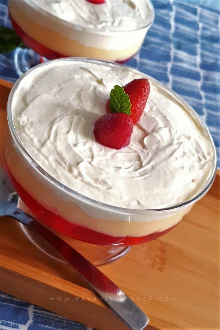 Easy Trifle Pudding Recipe - Pavanis Kitchen