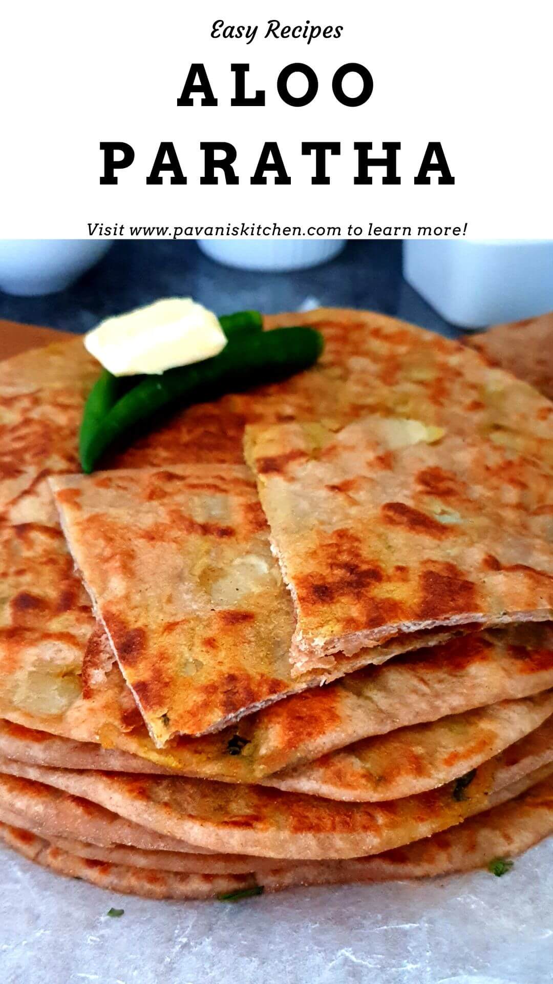 Aloo Paratha Recipe | Potato Stuffed Paratha - Pavanis Kitchen