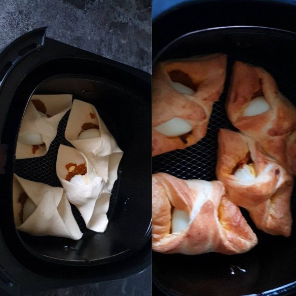 Air Fryer Egg Puffs (Baker Style Puff Recipe) - Pavanis Kitchen